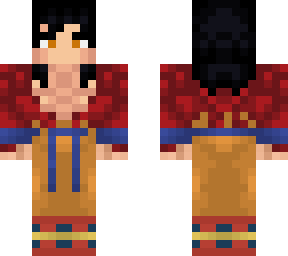 SSJ 4 Goku | Minecraft Skin