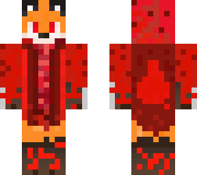 blood fox | Minecraft Skin