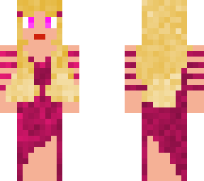 Crimson Princess- #Nether Princess# | Minecraft Skin