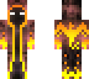 Fire Creeper | Minecraft Skin