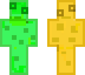 Half Honey Half Slime | Minecraft Skin
