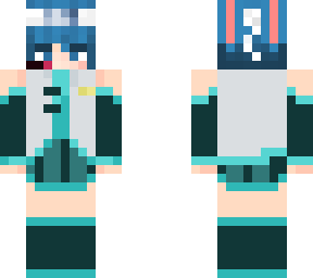 Hatsune flex | Minecraft Skin