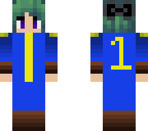 Vault Tech jumpsuit Fox | Minecraft Skin