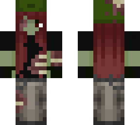 Zombie girl | Minecraft Skin
