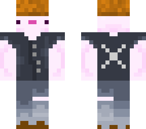 axolotl guy with biceps | Minecraft Skin