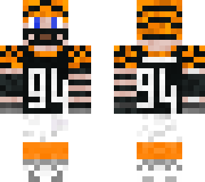 Sam Hubbard - Old Uniform with Guards | Minecraft Skin