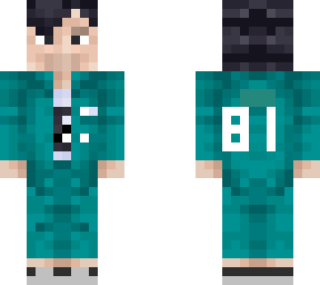 squid game player 081 | Minecraft Skin