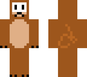 Staring monkey | Minecraft Skin