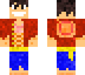 Upgraded luffy | Minecraft Skin