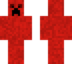 Creeper (Red version) | Minecraft Skin