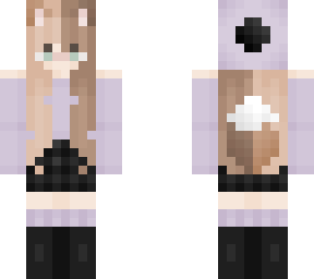 Cute fox girl | Minecraft Skin