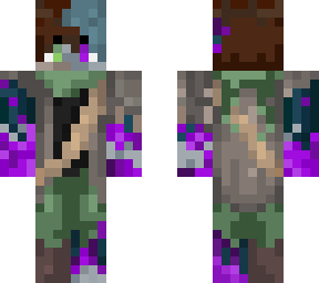 Ender-Corrupted Skulk Adventurer Stage 2 | Minecraft Skin