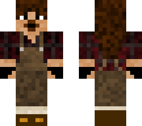 farm guy long hair | Minecraft Skin