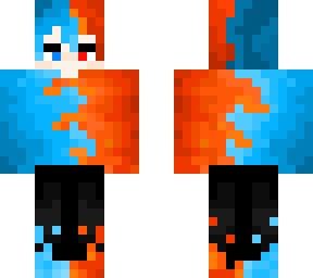Fire/Water | Minecraft Skin