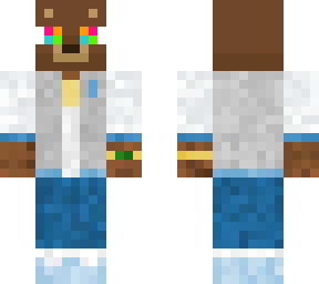 Graduation bear | Minecraft Skin
