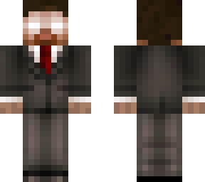 Herobrine Glowing Eyes | Minecraft Skin