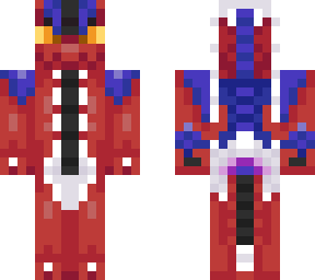 Koraidon (slight edits and 3D skin mod fix) | Minecraft Skin