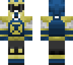 Ninja Storm Blue Thunder Ranger | Minecraft Skin