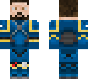 Ultramarine Mark IV Maximus Power Armor | Minecraft Skin