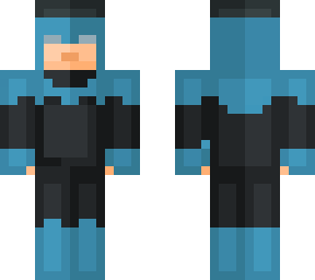 updated black suit invincible | Minecraft Skin