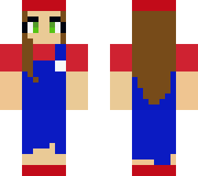 girl mario | Minecraft Skins