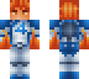 Human Torch wip | Minecraft Skin