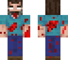 blood steve | Minecraft Skins