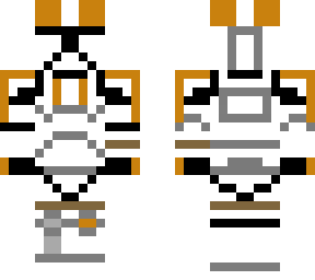 Unnamed Orange Clone from Bad Batch | Minecraft Skin