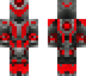 Bloodred Mech | Minecraft Skin