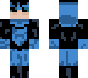 Comic Blue Invincible | Minecraft Skin