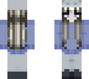 cute shark girl | Minecraft Skins