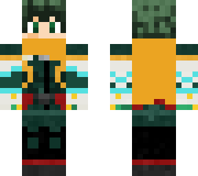 Iron Deku v2 updated (no stray pixels) | Minecraft Skin