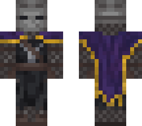 Purple Knight With Gold Trim | Minecraft Skin