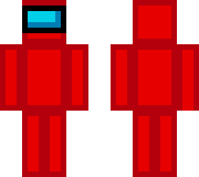 Sussy Among Us Crewmate Imposter Red | Minecraft Skin