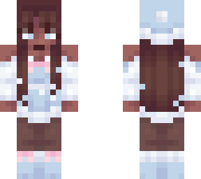 water fills my lungs, vision blurry | Minecraft Skin