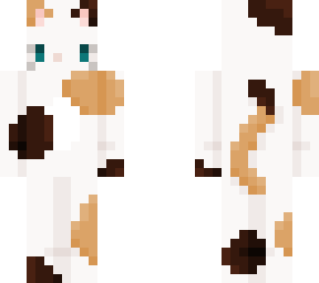 Cute Calico Cat | Minecraft Skin