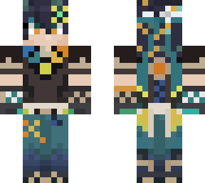 Kinich from Genshin Impact | Minecraft Skin