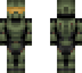 Mjolnir Mark VI Gen 2 MOD // Halo 4-5 | Minecraft Skin