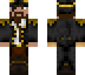 Pirate captain | Minecraft Skin
