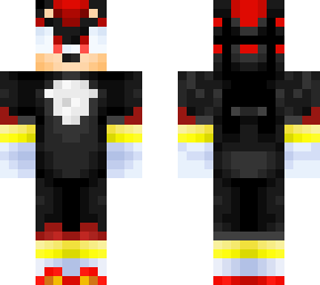 shadow the hedgehog | Minecraft Skins