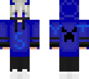 Blue devil | Minecraft Skin