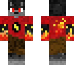 Fire Wolf | Minecraft Skin