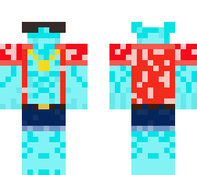 Frog Dude with jorts and Hawaiian shirt | Minecraft Skin