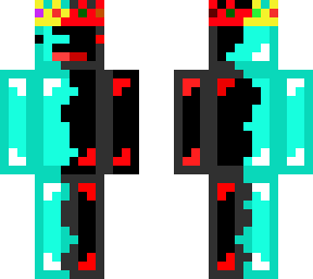 Half evil skeppy | Minecraft Skin