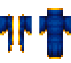OB - Wizards Dark Blue Magic Robe | Minecraft Skin