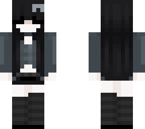 Sweet, cute, emo girl | Minecraft Skin