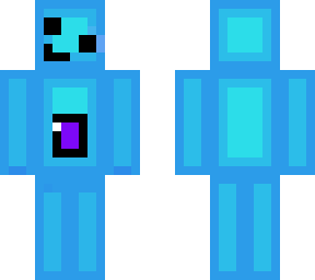Derpy Blue Man | Minecraft Skin