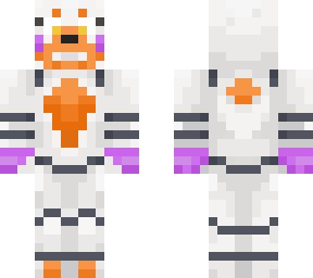 FNAF SL Lolbit w/ Yellow Eyes! | Minecraft Skin