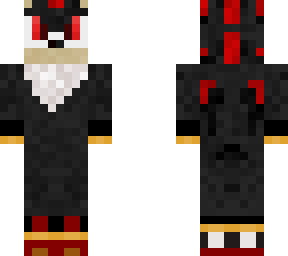 shadow the hedgehog | Minecraft Skins
