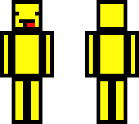 Cartoon derp (yellow) | Minecraft Skin